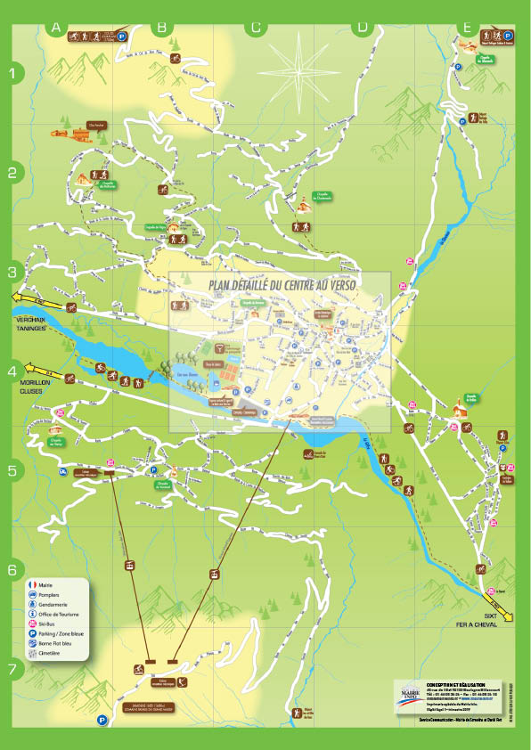 Plan du village téléchargeable | Mairie de Samoëns