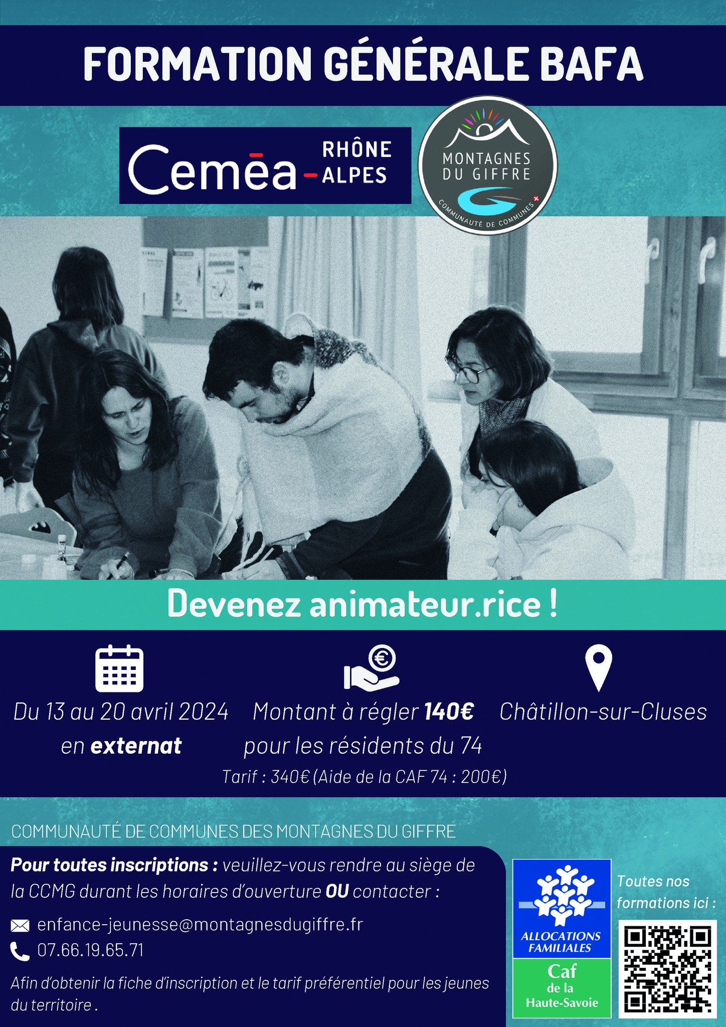 Formation BAFA : il reste des places ! - Mairie de Samoëns