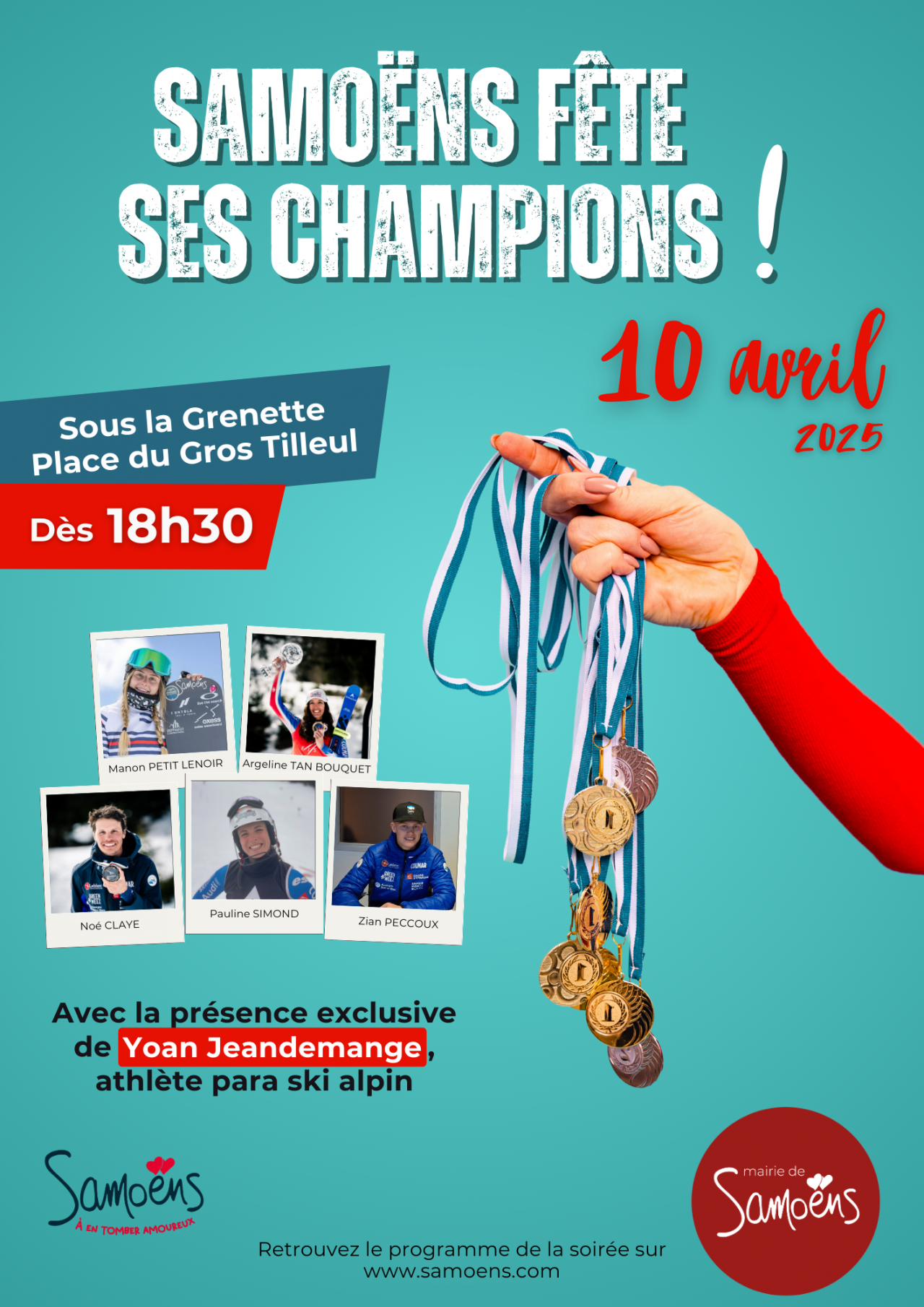 Soirée Samoëns fête ses champions ! - Mairie de Samoëns